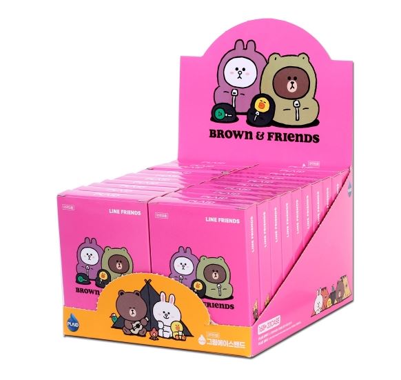 LINE FRIENDS Korean Line Friends Style A Adhesive Bandages 16Pcs ...